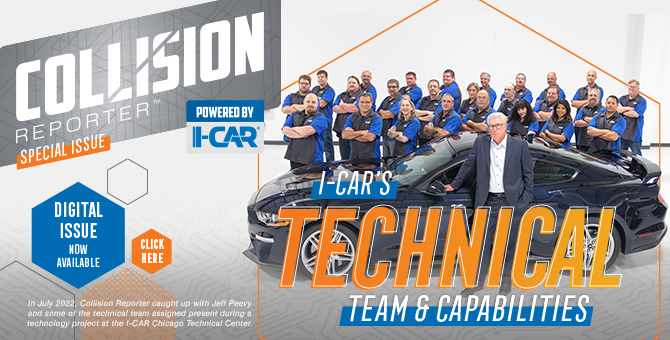 I-CAR Repairability Technical Support Portal